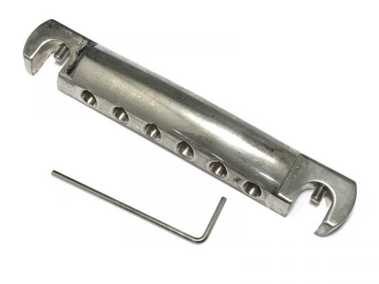 Best Wraparound Tailpiece & Guitar Bridge | Aged Nickel